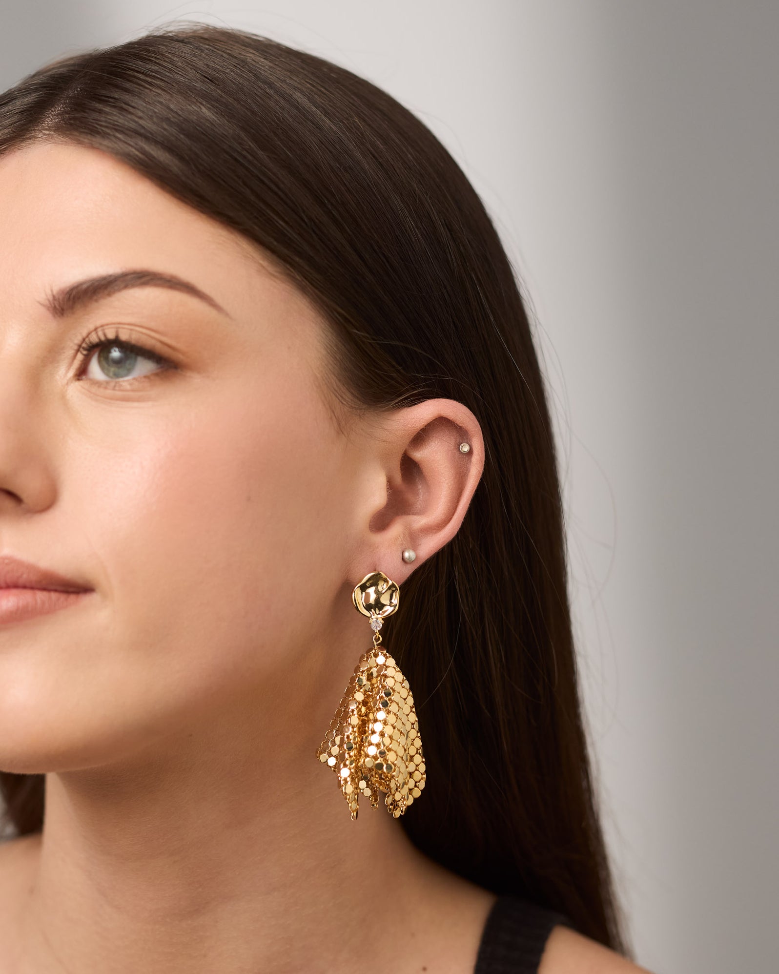Harlow Drops Gold/18KT Gold Plated — The Luxe Club